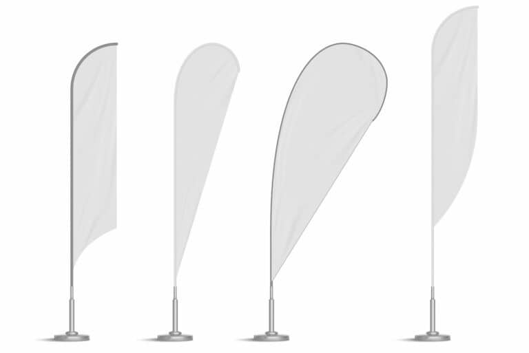 Support publicitaire sur pied : 4 formats indispensables et pas chers